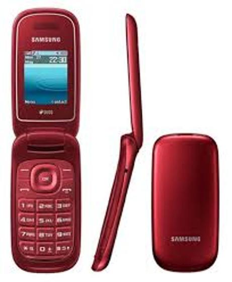 Celular simples Samsung e1272 ORIGINAL de abrir Flip e tecla -ótimo de ...
