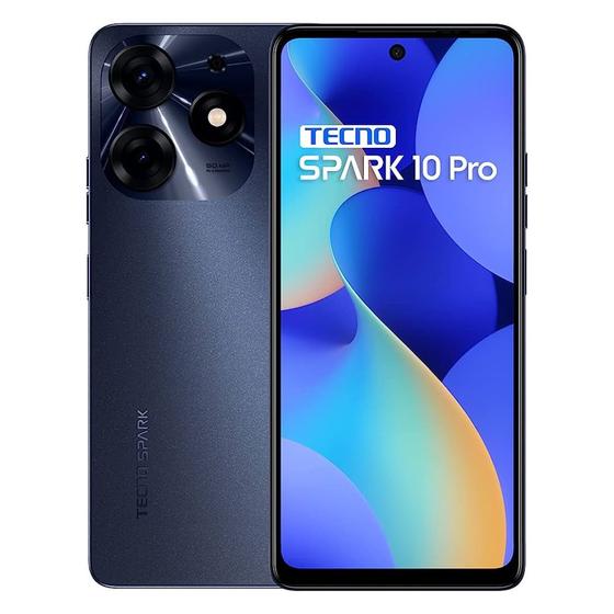 Celular Smartphone Spark Pro 10 4G Preto Tecno Octa core 128gb 8gb ...