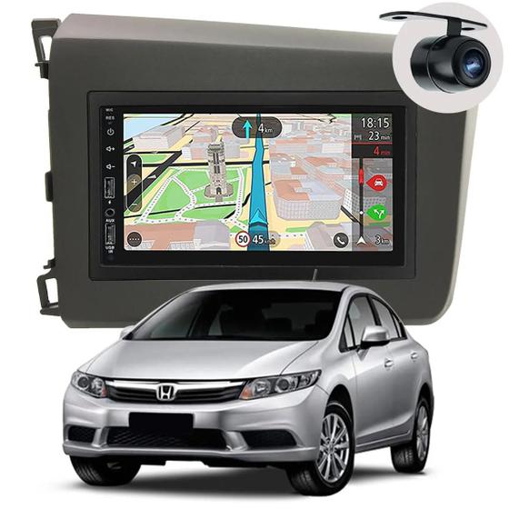 Central de Multimidia Civic G9 2012/2016 Rádio MP5 BT USB TV Digital ...