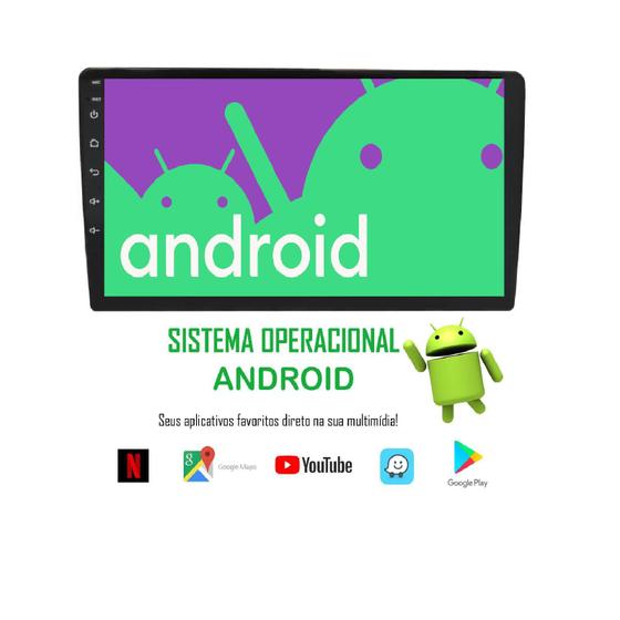 Central Multimidia 1 Din 9 Polegadas Android 12 WIFI GPS Usb Bluet - H-tech - Central Multimídia ...