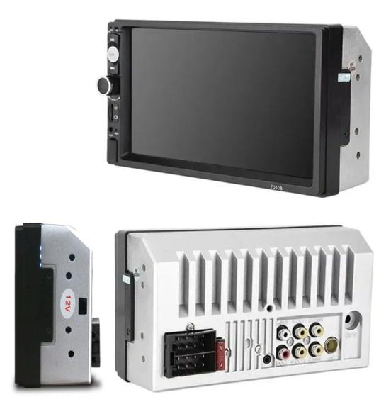 Central Multimídia 2 Din Universal Veicular Mp5 com Espelhamento e Tela Tocuh Screen - Compre Já ...