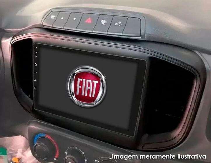 Central Multimidia 9 Polegadas Fiat Strada 2020 2021 2022 Mp5 Moldura Câmera - First Option ...
