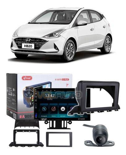 Central Multimidia Android Auto Carplay Moldura Painel Hb20 Hb20s Hb20x 2020 2021 2022 - Knup ...