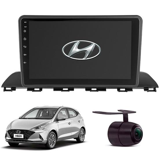 Central Multimidia Android Hb20 2020 21 22 23 Gps Wifi Camera Bt Carplay e Android Auto ...