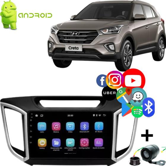 Central Multimidia Android Hyundai Creta 14-22 9 Polegadas - Incartech - Central Multimídia para ...