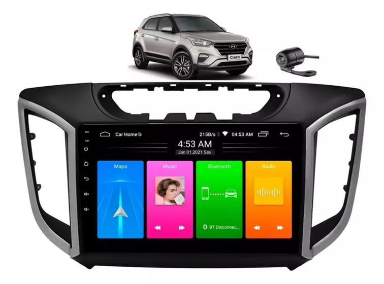 Central Multimidia Creta 2020 2021 2022 2023 2024 9 Polegadas Gps - Rover - Central Multimídia ...