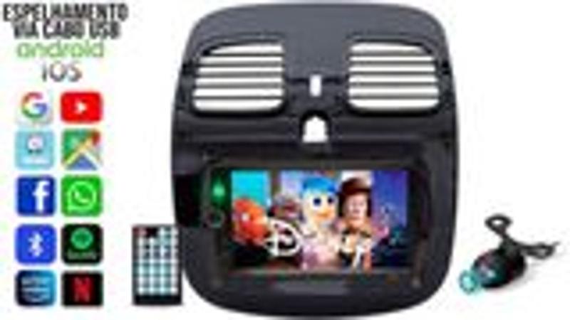 Central Multimidia Fiat Grand Siena Mp5 Button Espelhamento Android + Moldura + Câmera - etech ...