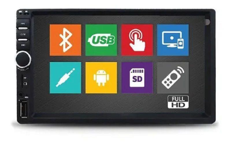 Central Multimidia First Option Espelhamento Bluetooth 7810h - FirstOption - Central Multimídia ...