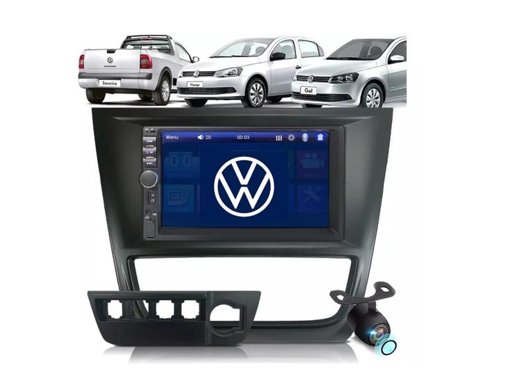 Central Multimidia Gol Voyage G6 Moldura Mp5 Espelhamento - Etech ou First Option - Central ...