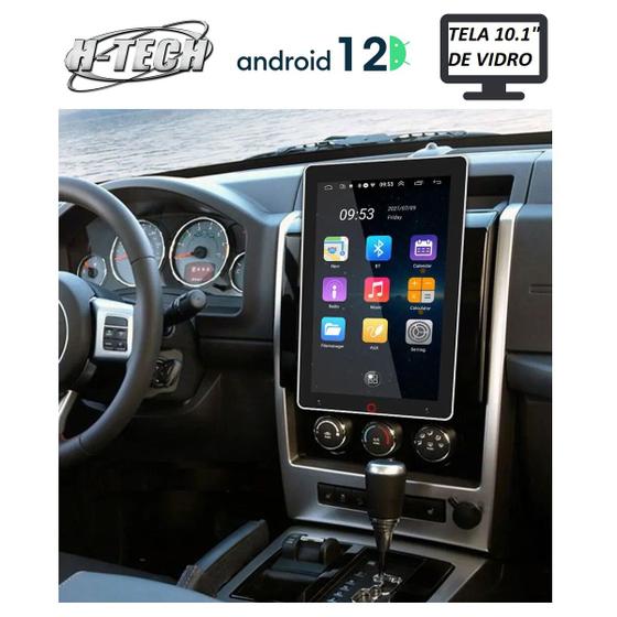 Central Multimidia H-tech 10.1 Rotativa 1din Android 12 - Central Multimídia para Carro ...