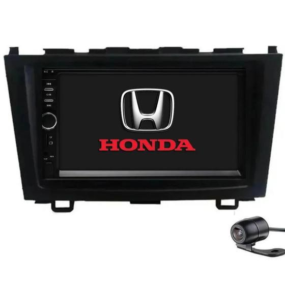 Central Multimidia Honda Crv 2007 2008 2009 2010 2011 Mp5 Moldura ...