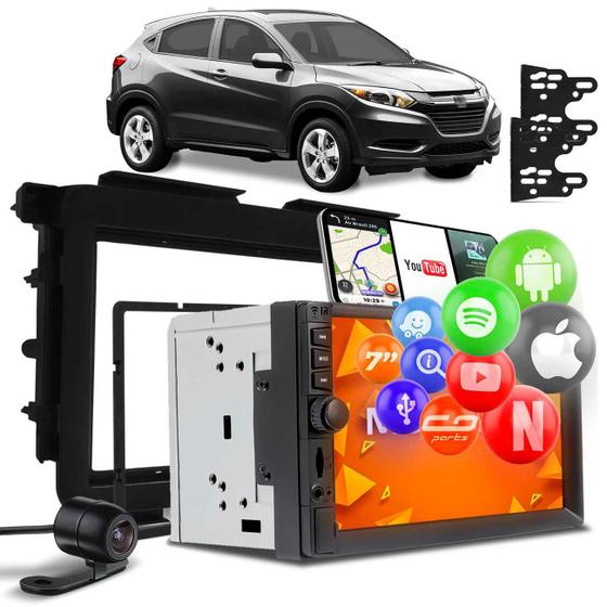 Central Multimídia HRV 15 a 19 Multilaser Evolve GP345 TV BT Espelha Android IOS + Câmera de Ré ...