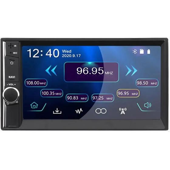 Central Multimídia Motor One M1 Tela 6.5 Pol Mp5 Ultra Slim Universal ...