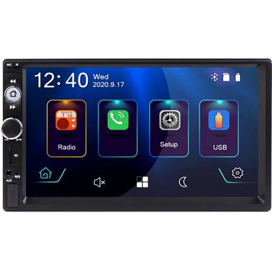 Central Multimídia Motor One M1 Tela 7 Pol Mp5 Ultra Slim Universal ...