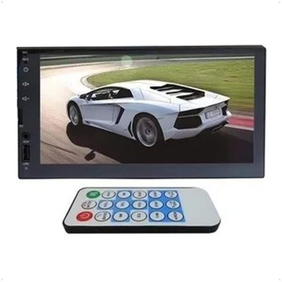 Central Multimídia MP5 2 Din 7" USB/SDCARD/AUX/BT/Espelhamento IOS e Android Full Touch H-Tech ...