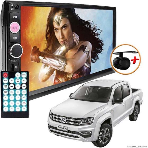 Central Multimídia Mp5 7 Pol Usb Sd Fm Bluetooth Volkswagen Amarok V6 2021 - First Option ...