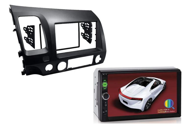 Central Multimídia Mp5 7 Polegadas Bt Civic 2007 a 2011 - E-TECH - Central Multimídia para Carro ...