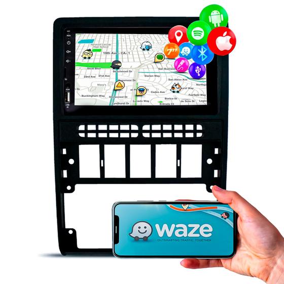 Central Multimídia MP5 7Pol Gol G2 - Espelh Cel/Bluetooth - VOOLT - Central Multimídia ...