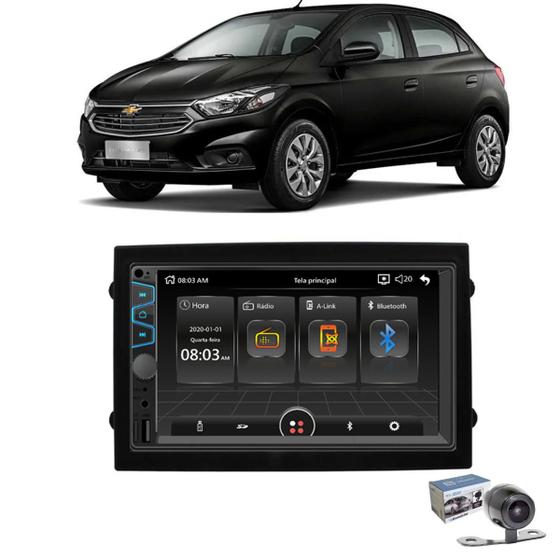 Central Multimídia MP5 Bluetooth Usb Fm Câmera Ré Chevrolet Onix 2012 até 2019 2021 Joy ...