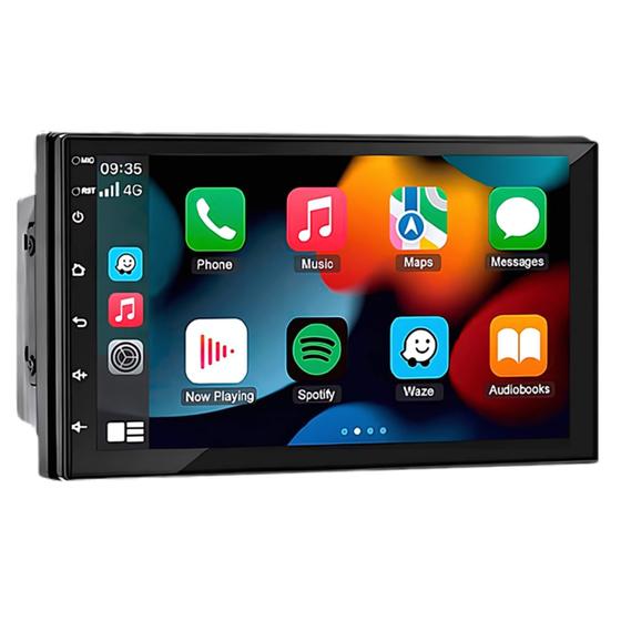 Central Multimídia MP5 DIN 7pol. Tela de Vidro Painel IPS CP/AA H-TECH - HT-3025CA - Central ...