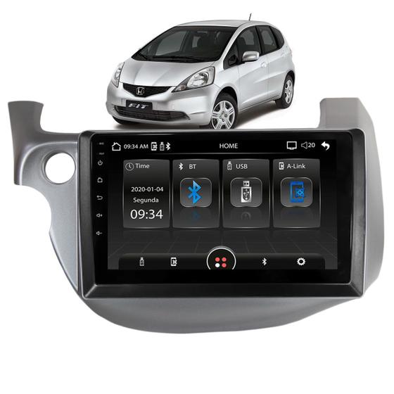 Central Multimídia MP5 Honda Fit 2009 á 2014 Tela 9 Polegadas Bluetooth ...