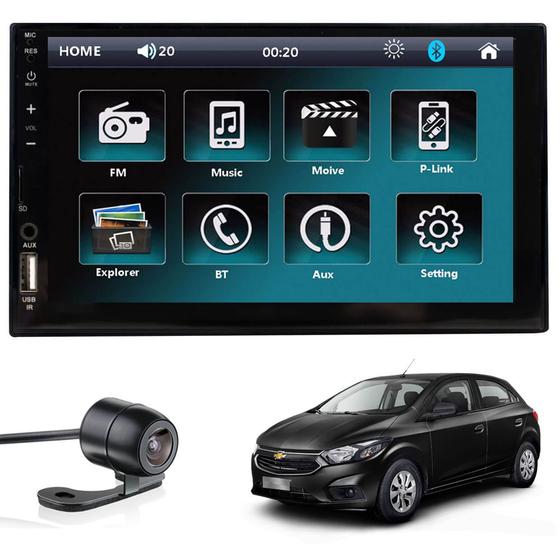 Central Multimídia MP5 Onix Joy Bluetooth Usb Espelhamento Android IOS Câmera de ré - Adak ...