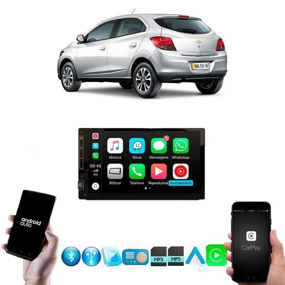 Central Multimidia MP5 Onix LT Joy 2012 2013 2014 2015 2016 2017 2018 2019 Carplay Android Auto ...