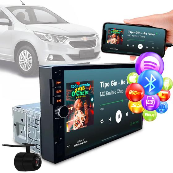 Central Multimídia Mp5 Player 7 Pol 1 Din Onix Prisma Cobalt - First Option - Central Multimídia ...