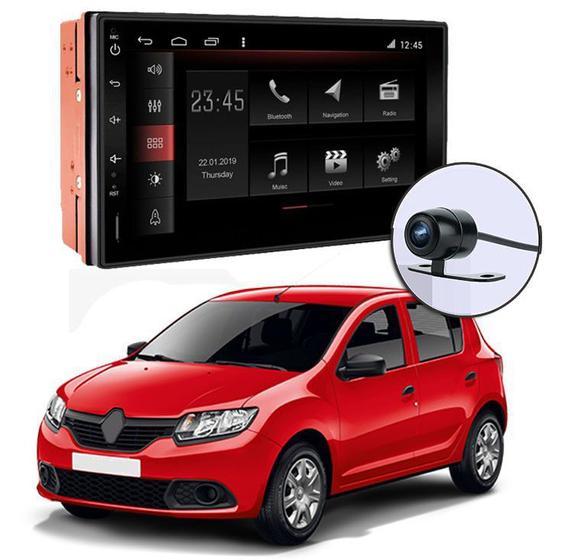 Central Multimidia Painel Renault Sandero 2013 2014 2015 2016 2017 2018 ...