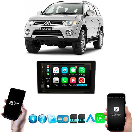 Central Multimidia Pajero Dakar 2007 2008 2009 2010 2011 2012 2013 2014 2015 2016 2017 7 ...