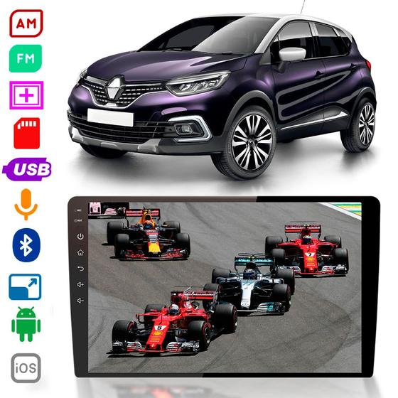 Central Multimídia Renault Captur 2017 a 2021 9 Polegadas Android ...