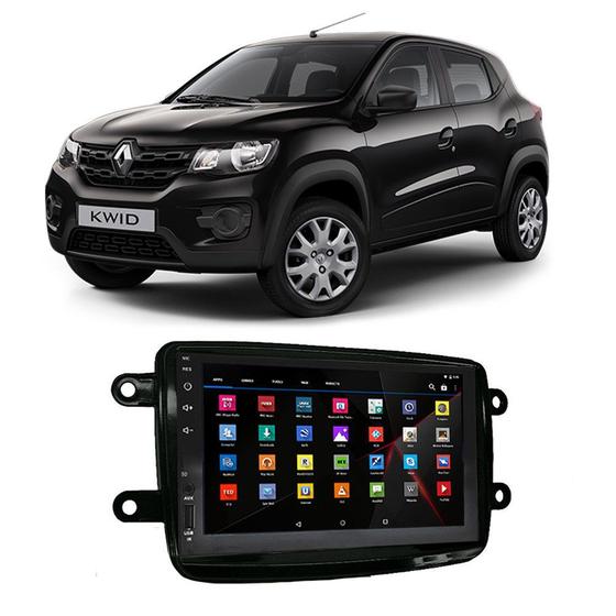 Central Multimídia Renault Kwid 2017 a 2020 Espelhamento iOS Android ...