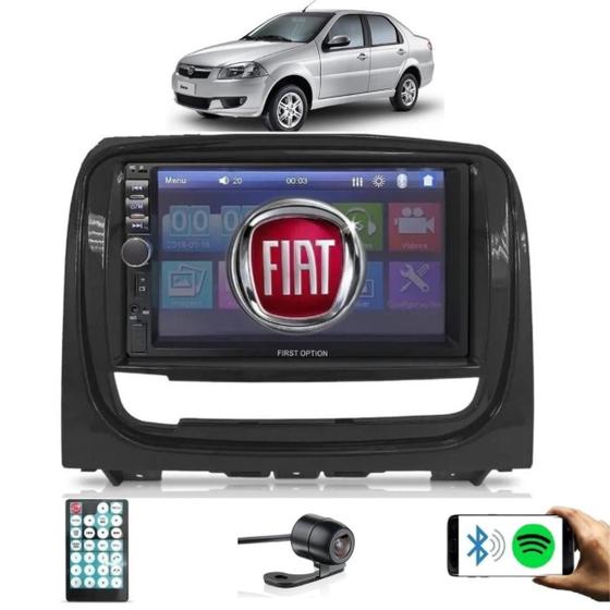 Central Multimidia Siena 2013 2014 2015 2016 2017 EL Mp5 Espelhamento Moldura Câmera De Ré ...