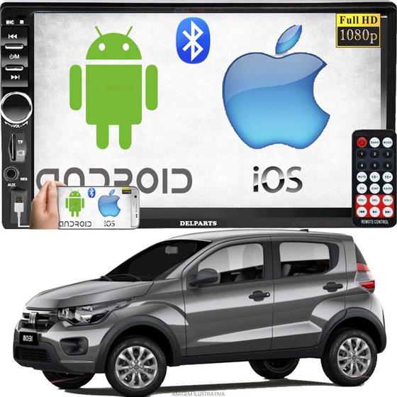 Central Multimidia Som Player Mp5 Android Ios Fiat Mobi Like 2021 - First Option - Central ...