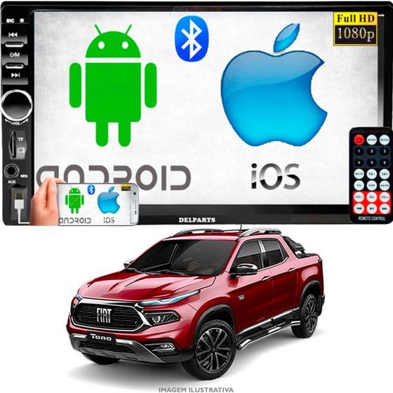 Central Multimidia Som Player Mp5 Android Ios Fiat Toro Ranch 2022 ...
