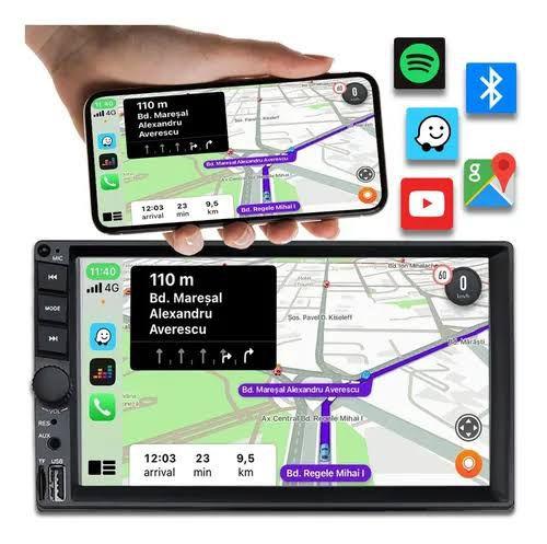 Central Multimidia Tela 7 Pol MP5 Bluetooth espelhamento Universal Som Automotivo para carro ...
