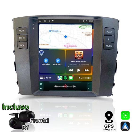 Central Multimídia Tesla GPS Integrado Carplay Android Auto Bluetooth ...