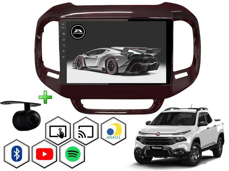 Central Multimidia Toro 2019 9 Polegadas Com Moldura e Câmera - Poliparts - Central Multimídia ...