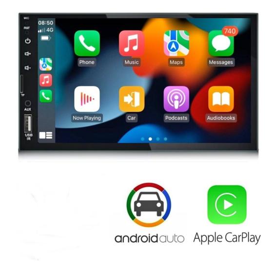 Central Multimídia touch screen Espelhamento Carplay/Android Auto MP10 - FP imports - Central ...