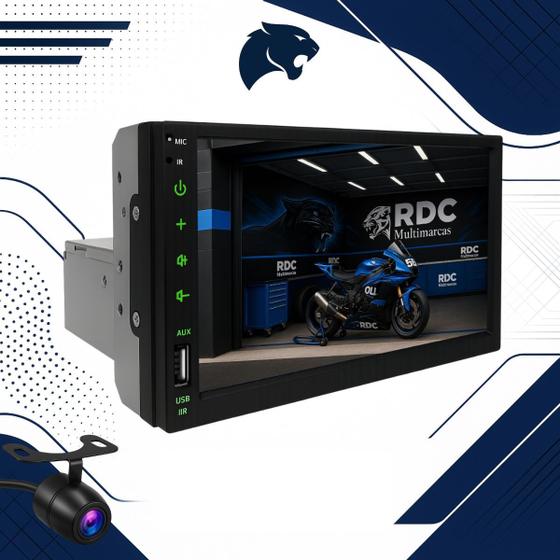 Central Multimídia Universal 1 Din Mp5 Bt Espelha Dvd Chevrolet Corsa Meriva Vectra Montana ...