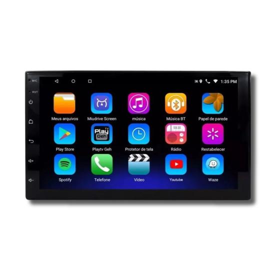 Central Multimidia Universal 2din ANDROID 13 7p Wifi Gps - Knup - Central Multimídia para Carro ...