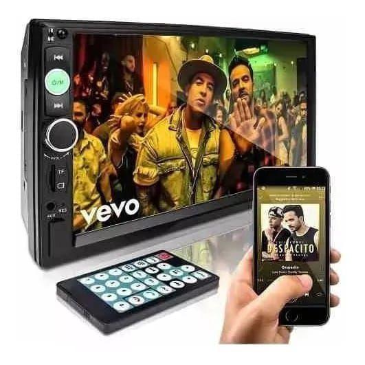 Central Multimídia Universal Mp5 Câmera Bt Espelha Dvd 2 Din - Vitor Som - Central Multimídia ...