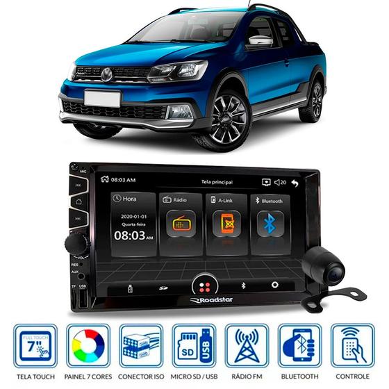 Central Multimídia Volkswagen Saveiro G8 2020 a 2022 Espelhamento ...