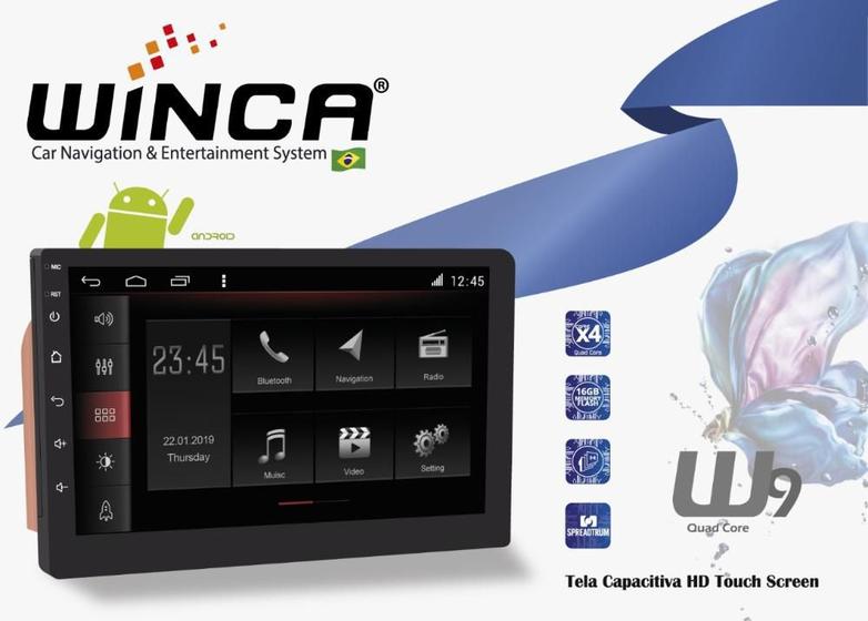Central Multimídia Winca W9 Android Tela 9" completa - Central Multimídia Automotiva - Magazine ...