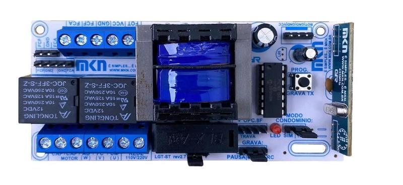 Central Placa De Portão Eletronico Rossi Ppa Garen MKN lgt st 433mhz 2930 - Placa para Motor de ...