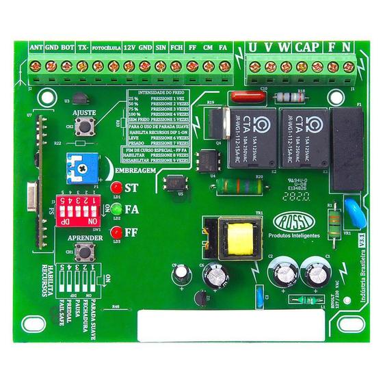 Central Placa Motor De Portão Nkx30 Bv Basculante Rossi - Placa para ...