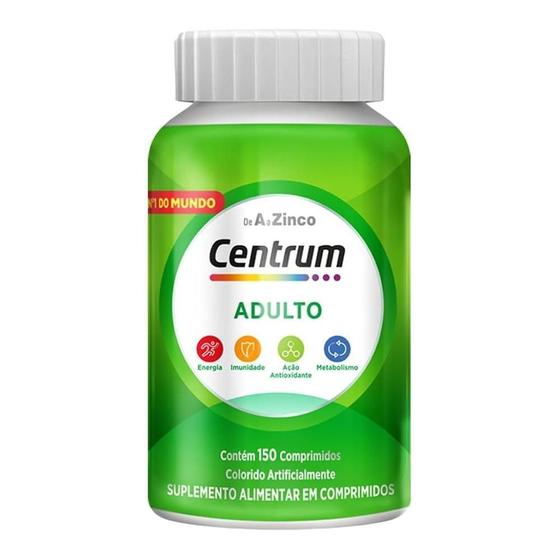Centrum adulto com 150 comprimidos - GSK - Multivitamínico ...