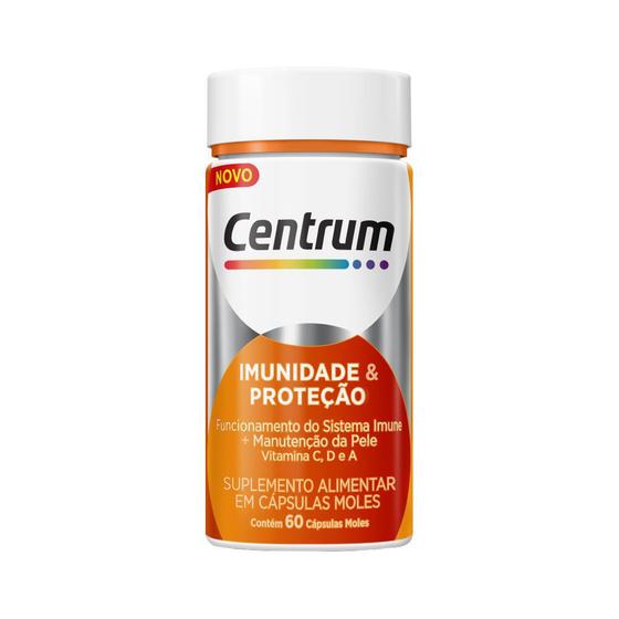 Centrum Com 60 Capsulas Imunidade E Protecao - Multivitamínico ...
