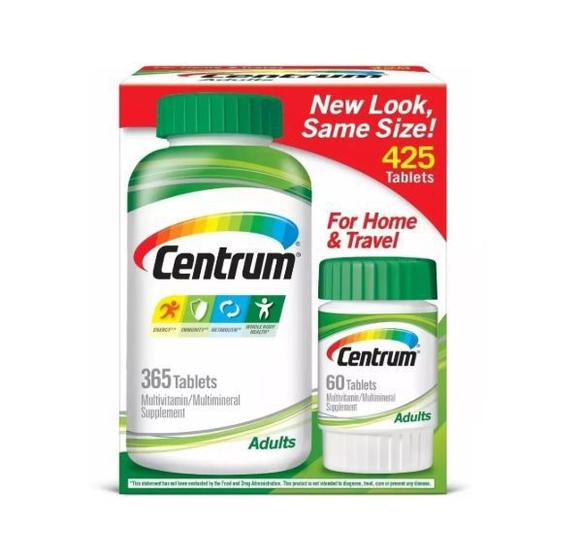 Centrum Multivitaminico 425 Comprimidos 100% Original - Multivitamínico ...