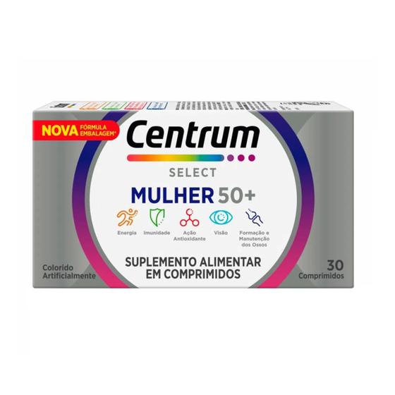 Centrum Select Mulher Com 30 Comprimidos - Multivitamínico ...